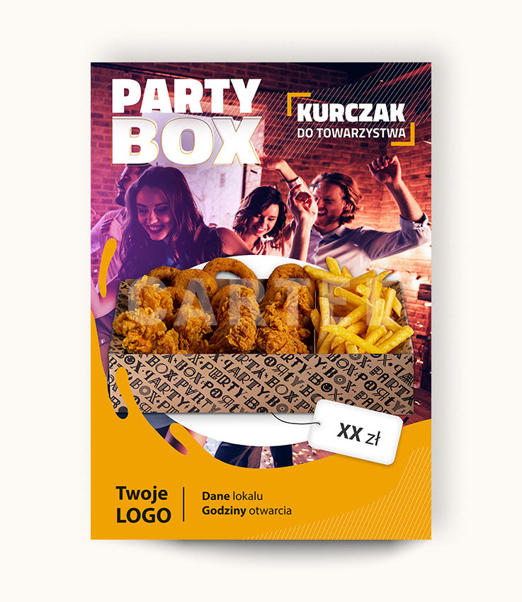 Party Box - plakat i receptura – Cartel Foods
